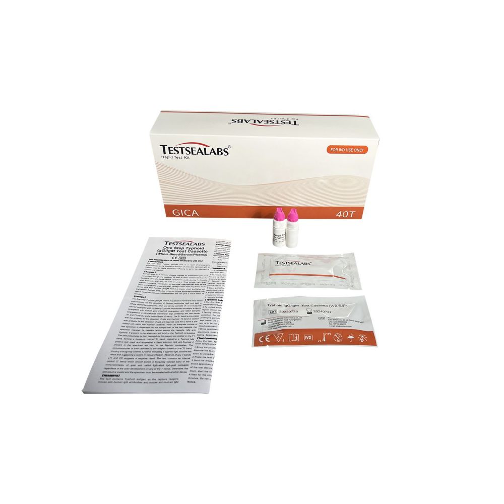 Wholesale Testsea Disease Test Typhoid IgG/IgM Test Supplier and ...